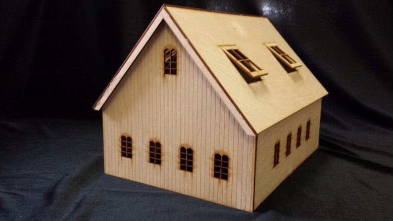 O Scale 2 Bay Engine House Kit Model Railroad Train Building - Etsy