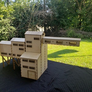 O Scale Mine Factory Warehouse - Model Railroad Train Kit Building - Etsy