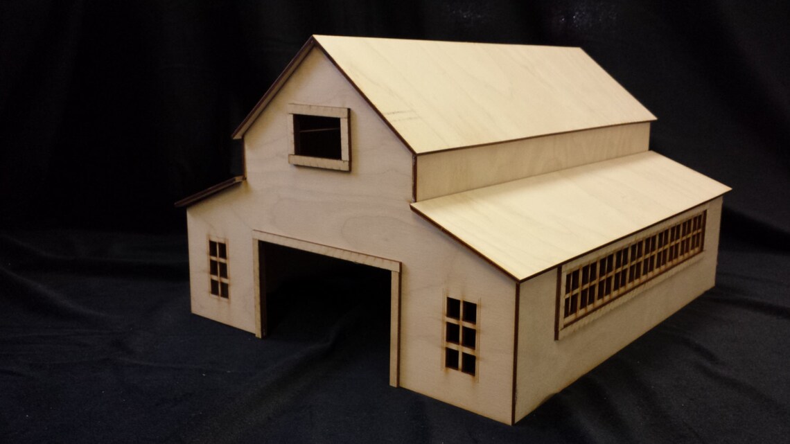 O Scale Warehouse Barn Kit Model Railroad Train Building On30 - Etsy