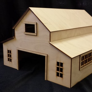 O Scale Warehouse Barn Kit Model Railroad Train Building On30 Scale - Etsy