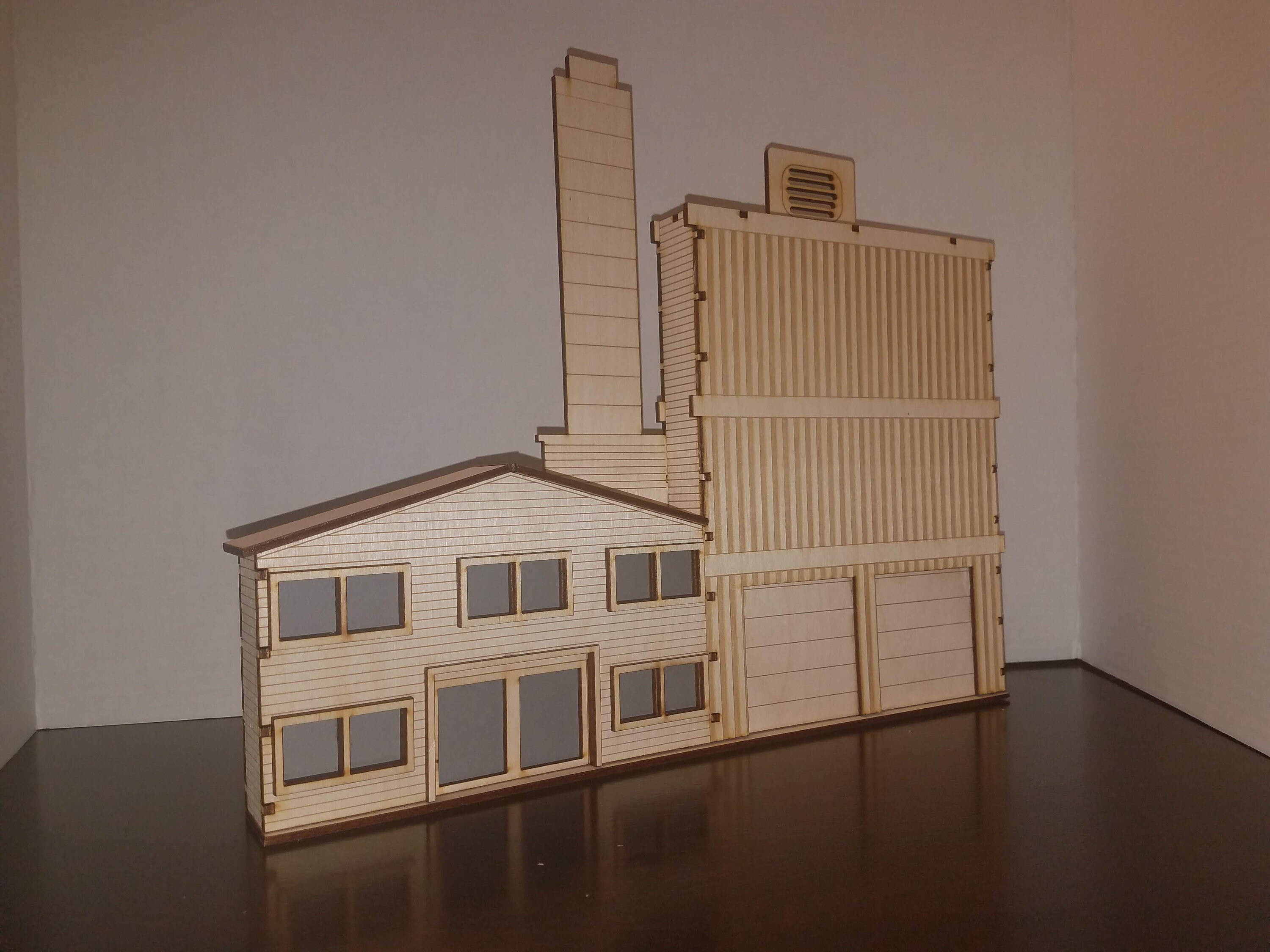 O Scale Warehouse Power Plant Factory Flat Kit Model Railroad - Etsy ...