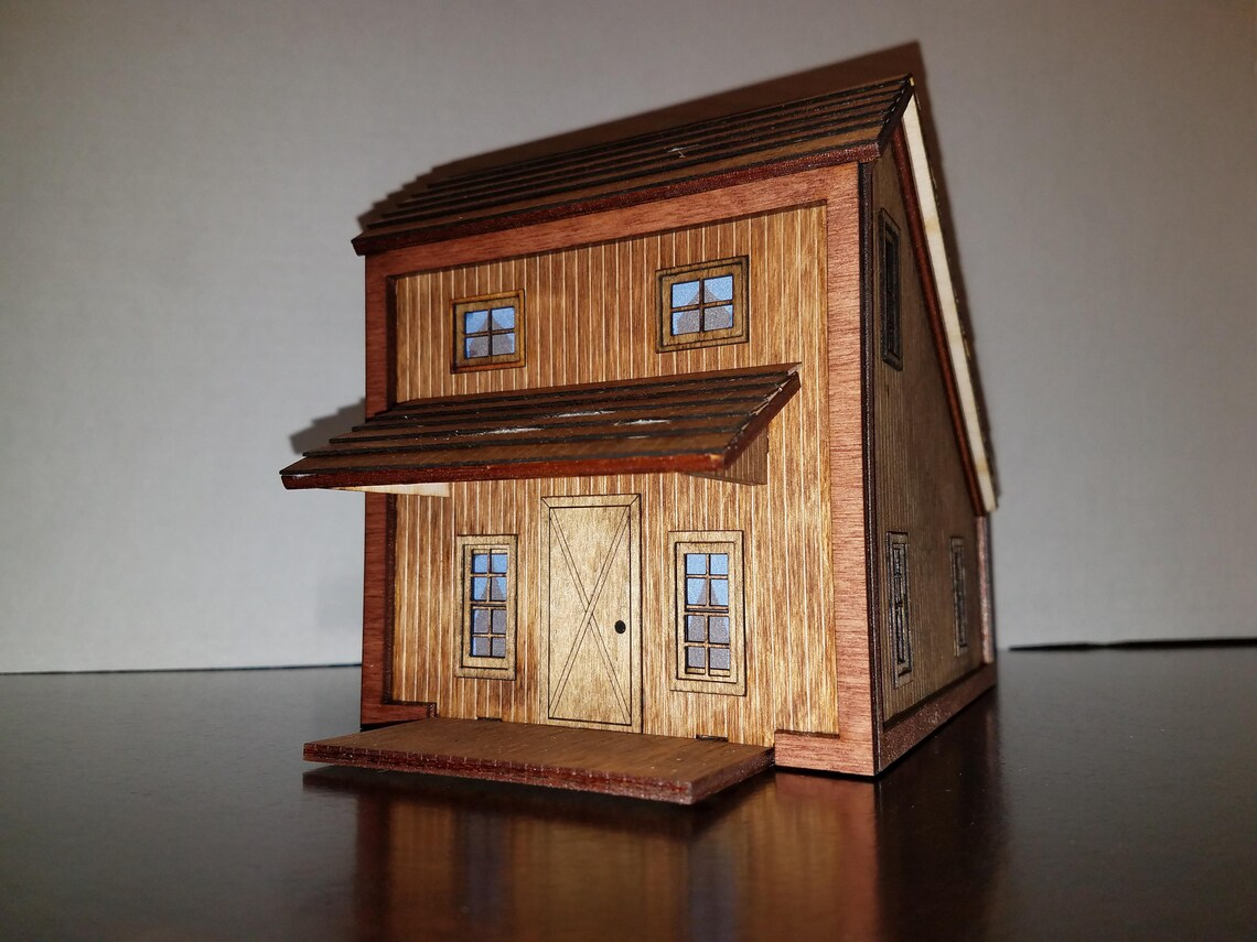 O Scale House Kit Model Railroad Train Building - Etsy