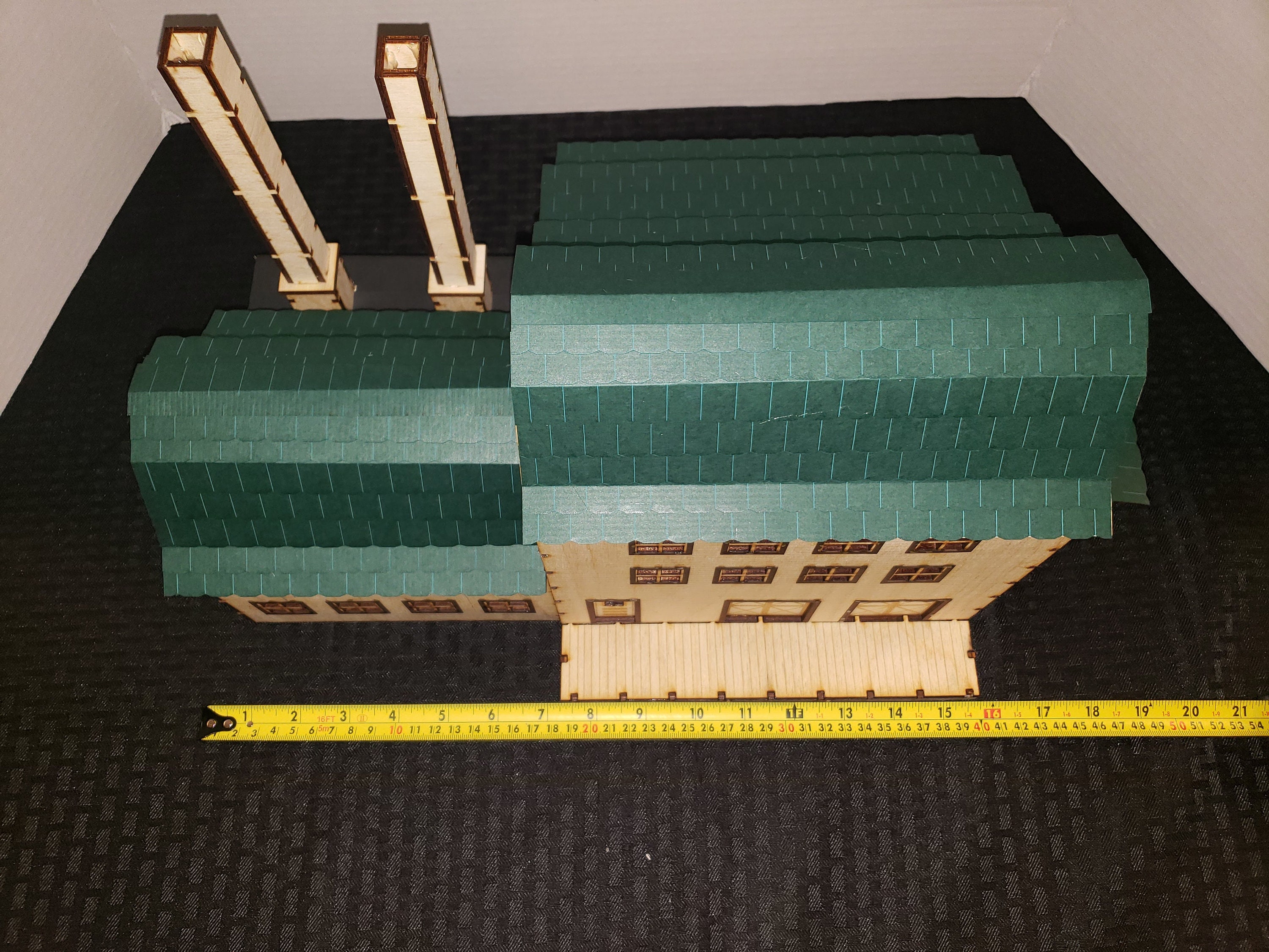O Scale Warehouse Factory Kit Model Railroad Train Building On30 Scale ...