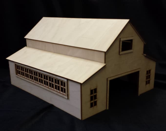 O Scale Warehouse Barn Kit Model Railroad Train Building On30 Scale - Etsy