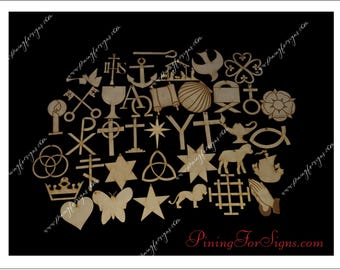 Made to Order Chrismon Symbol Christmas Ornaments Set of 8 Custom Hand ...