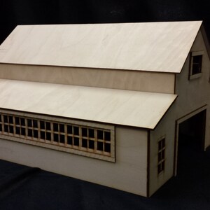 O Scale Warehouse Barn Kit Model Railroad Train Building On30 Scale - Etsy