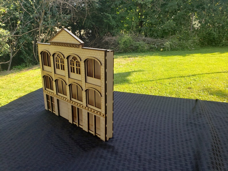 O Scale Factory Flat - Model Railroad Train Kit Building - Etsy