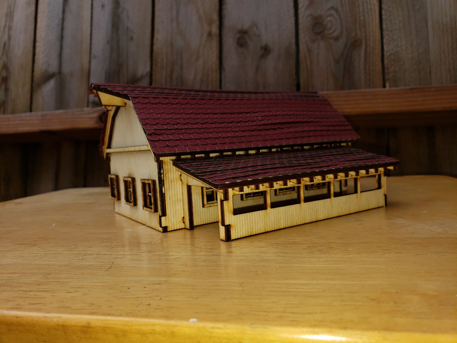 HO Scale Barn Model Railroad Train Kit Building - Etsy