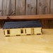 HO Scale House and Garage - Model Railroad Train Kit Building - Etsy