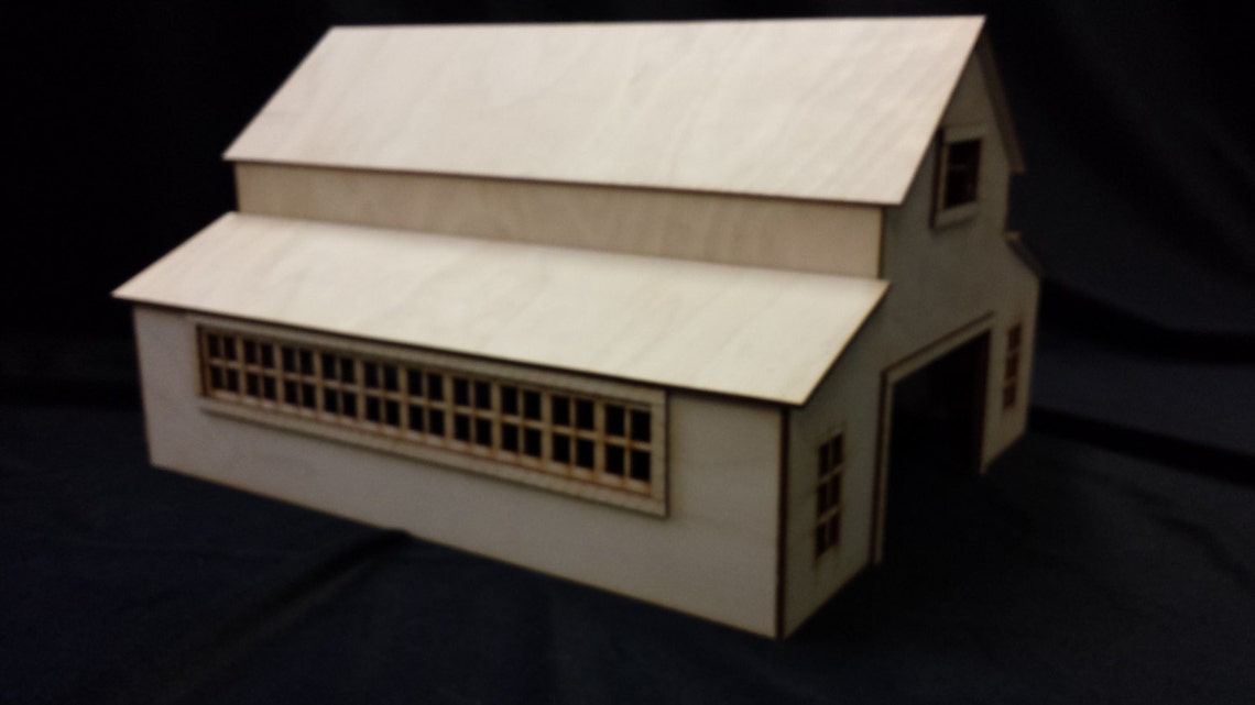 O Scale Warehouse Barn Kit Model Railroad Train Building On30 - Etsy