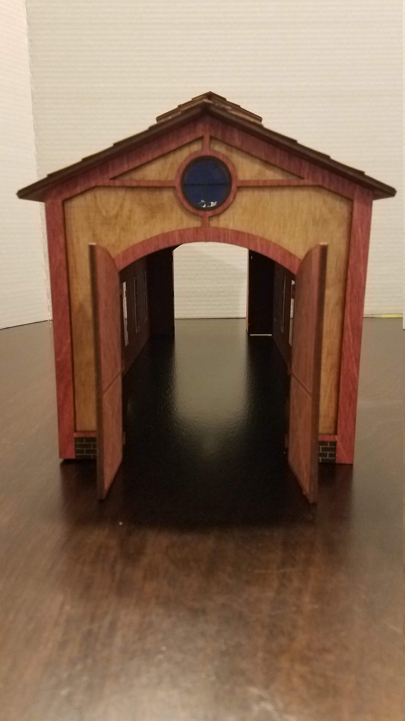 O Scale Single Stall Engine House - Model Railroad Train Kit - Etsy