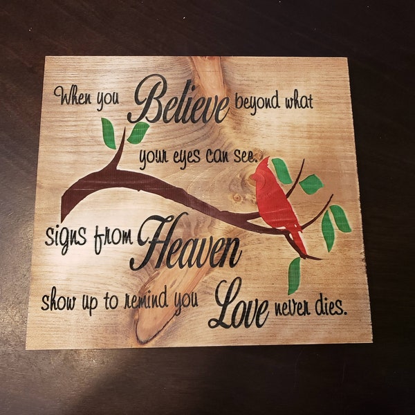 When You Believe Beyond What Your Eyes Can See Signs From Heaven Show ...