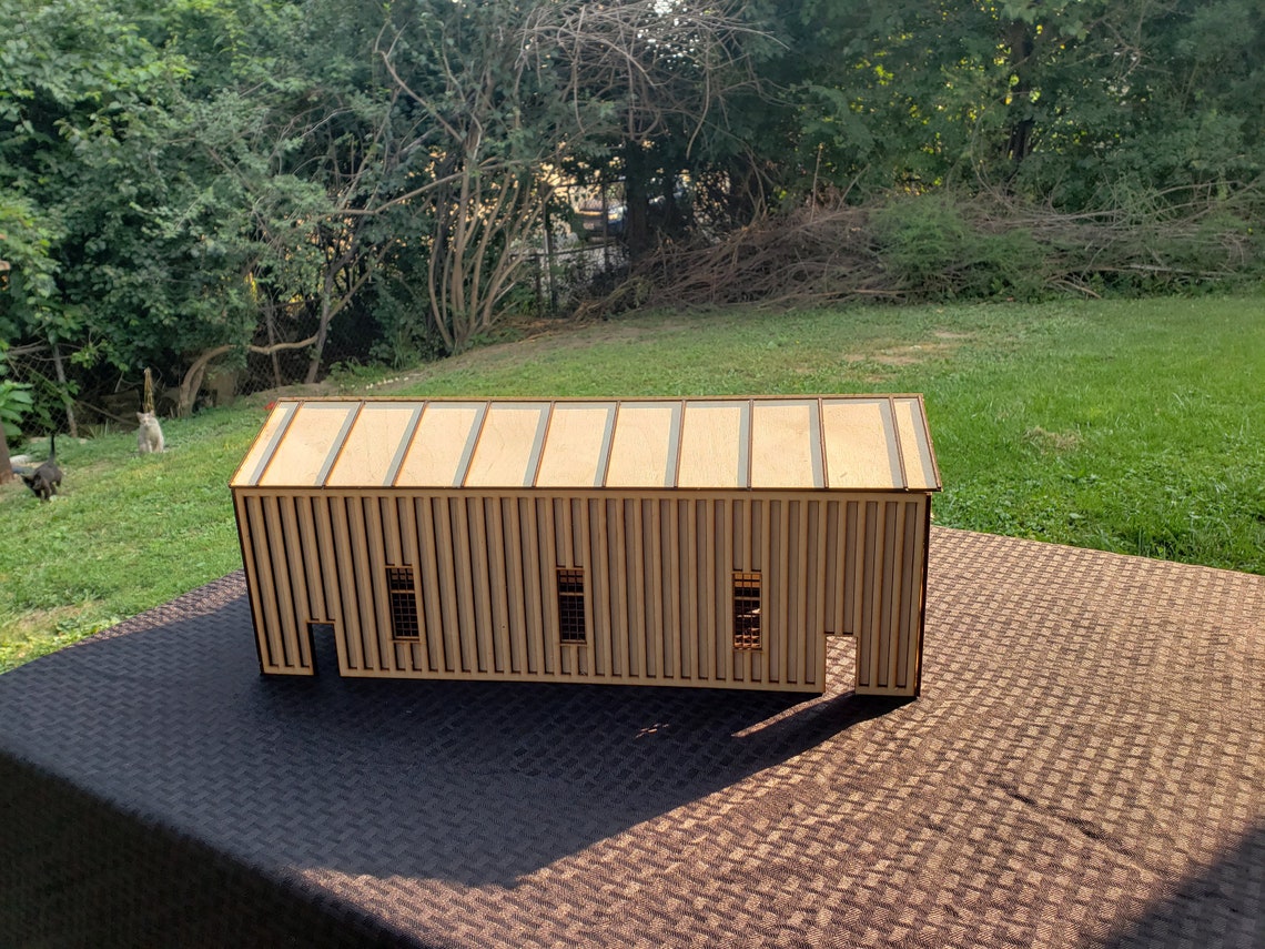 O Scale Engine House Model Railroad Train Kit Building | Etsy