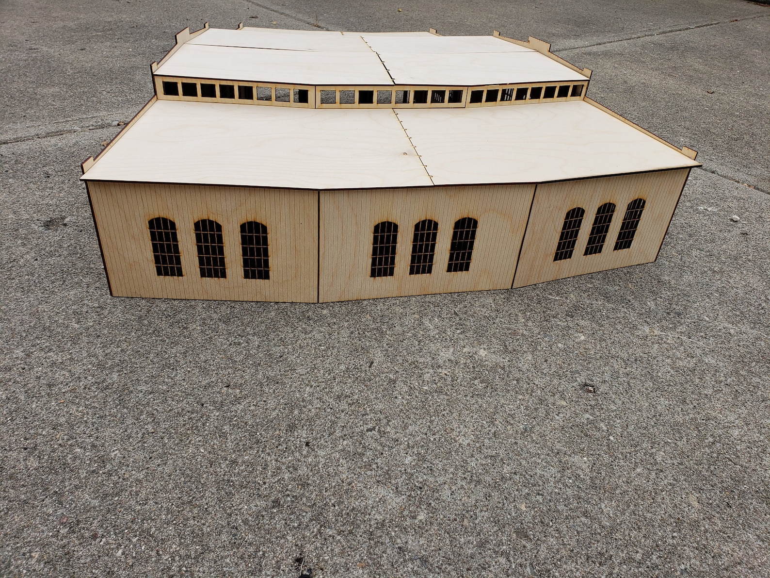 O Scale Triple Stall Roundhouse Model Railroad Train Kit - Etsy