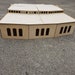 O Scale Triple Stall Roundhouse - Model Railroad Train Kit Building - Etsy