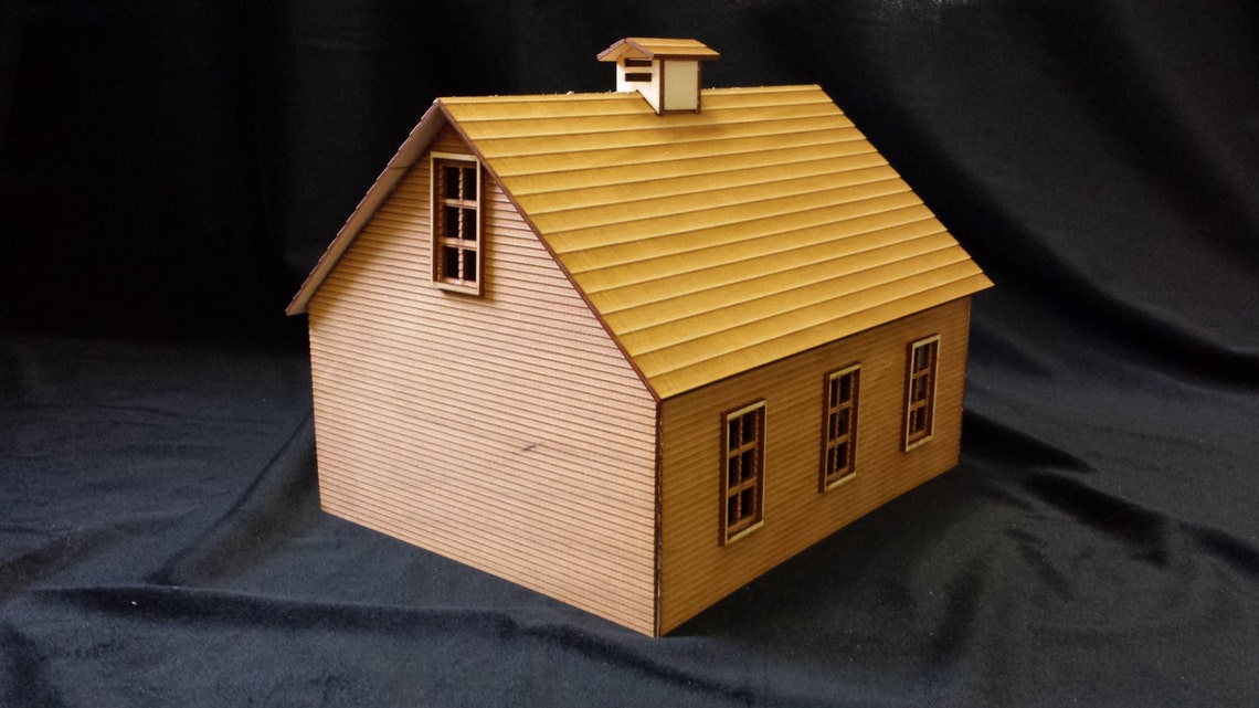 O Scale 2 Bay Engine House Kit Model Railroad Train Building On30 Scale ...