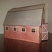 O Scale Barn Kit Model Railroad Train Building On30 Scale - Etsy
