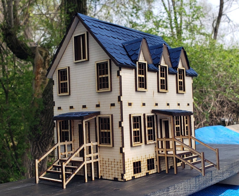 O Scale House Kit Model Railroad Train Building On30 Scale - Etsy