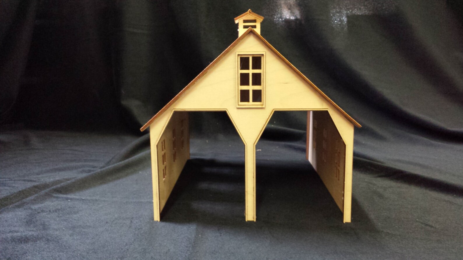 O Scale 2 Bay Engine House Kit Model Railroad Train Building | Etsy