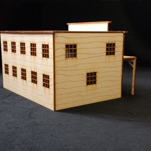 O Scale Blacksmith Shop Store Kit Model Railroad Train Building On30 ...