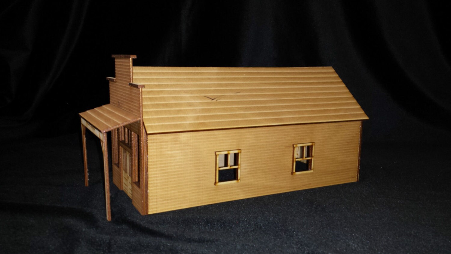 O Scale Store House Warehouse Saloon Kit Model Railroad Train Building ...