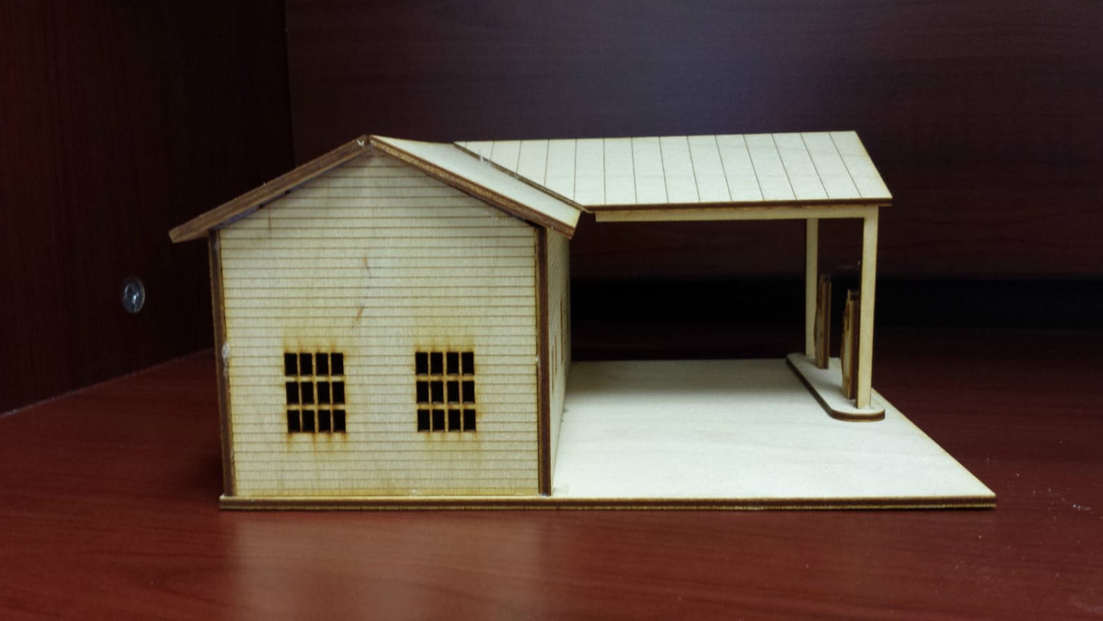 O Scale Gas Station Kit Model Railroad Train Building On30 Scale - Etsy