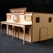 O Scale Blacksmith Shop Store Kit Model Railroad Train Building On30 ...