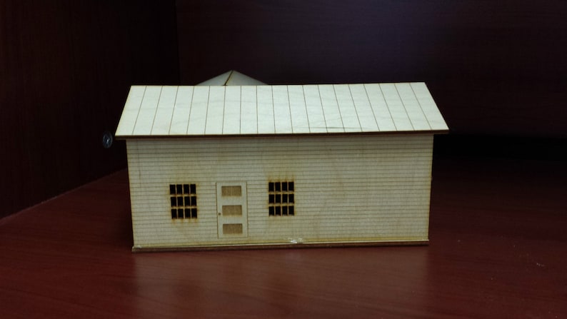 O Scale Gas Station Kit Model Railroad Train Building On30 - Etsy