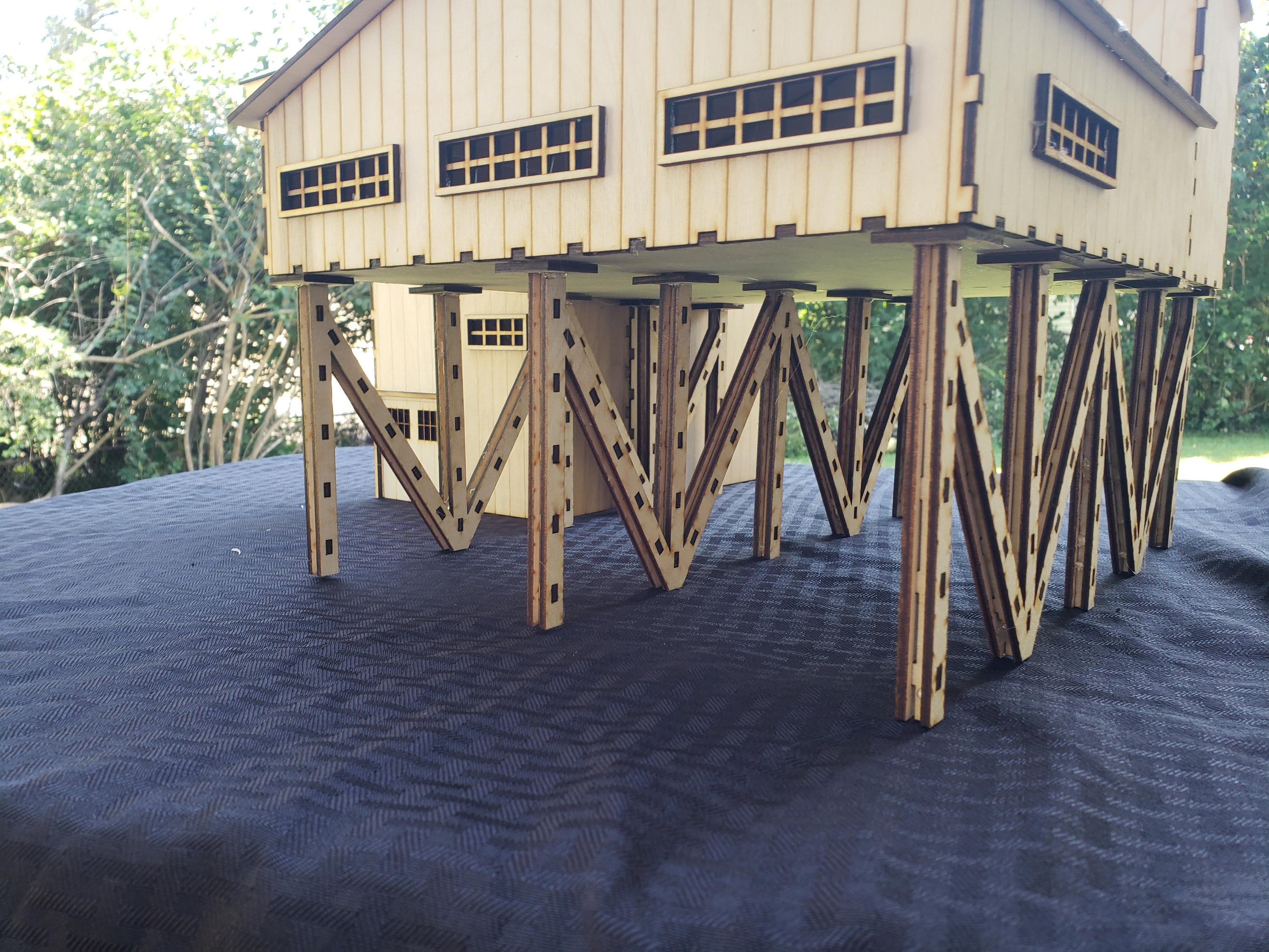 O Scale Mine Factory Warehouse - Model Railroad Train Kit Building - Etsy