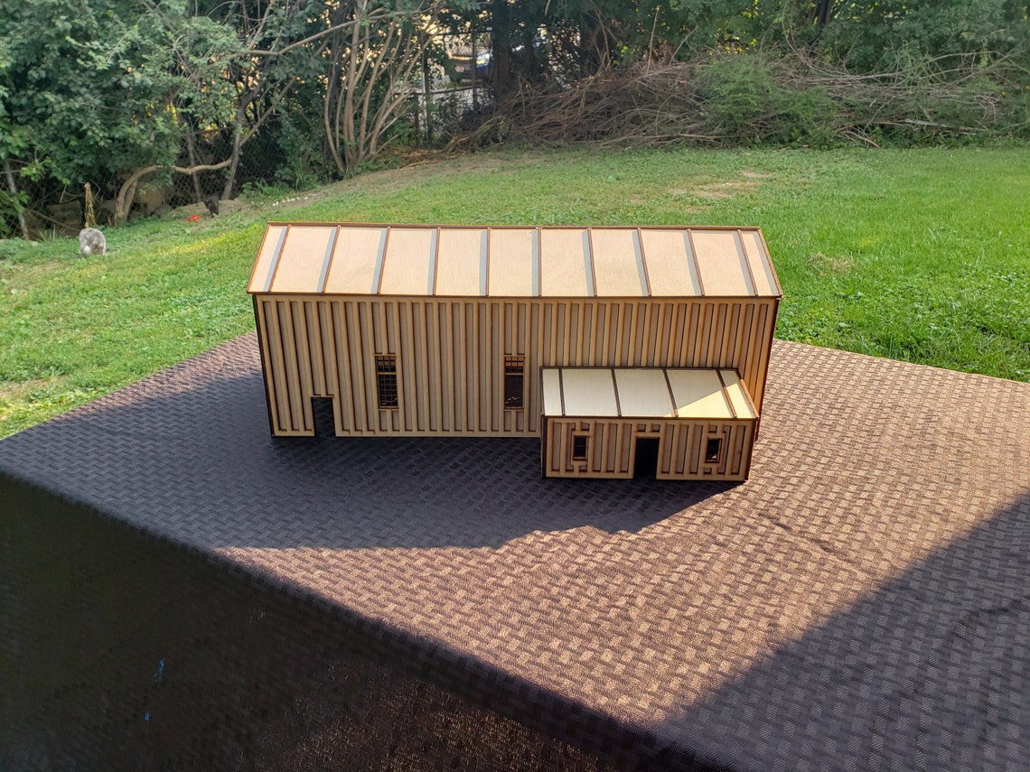 O Scale Engine House Model Railroad Train Kit Building | Etsy