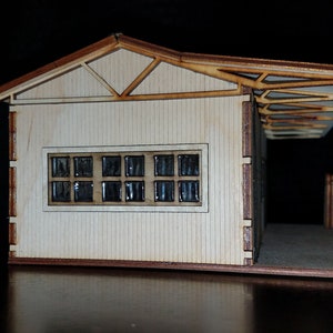 O Scale Gas Station Kit Model Railroad Train Building - Etsy