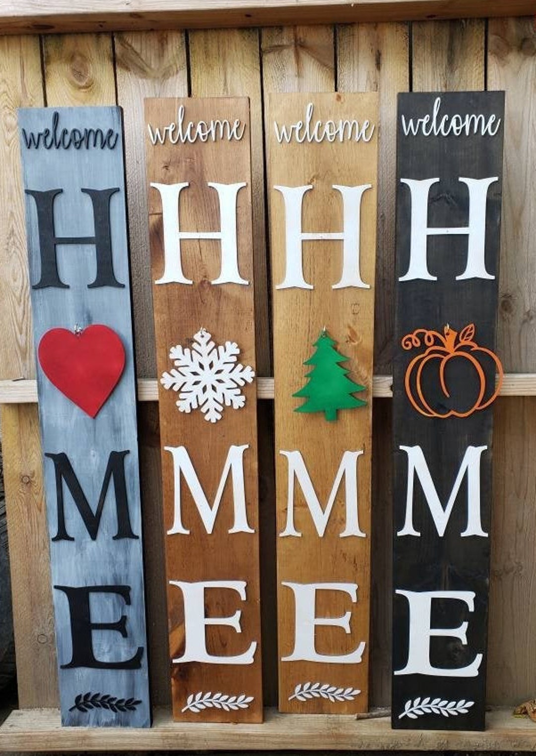 Welcome Home Porch Sign: Interchangeable Holiday Decor - Etsy