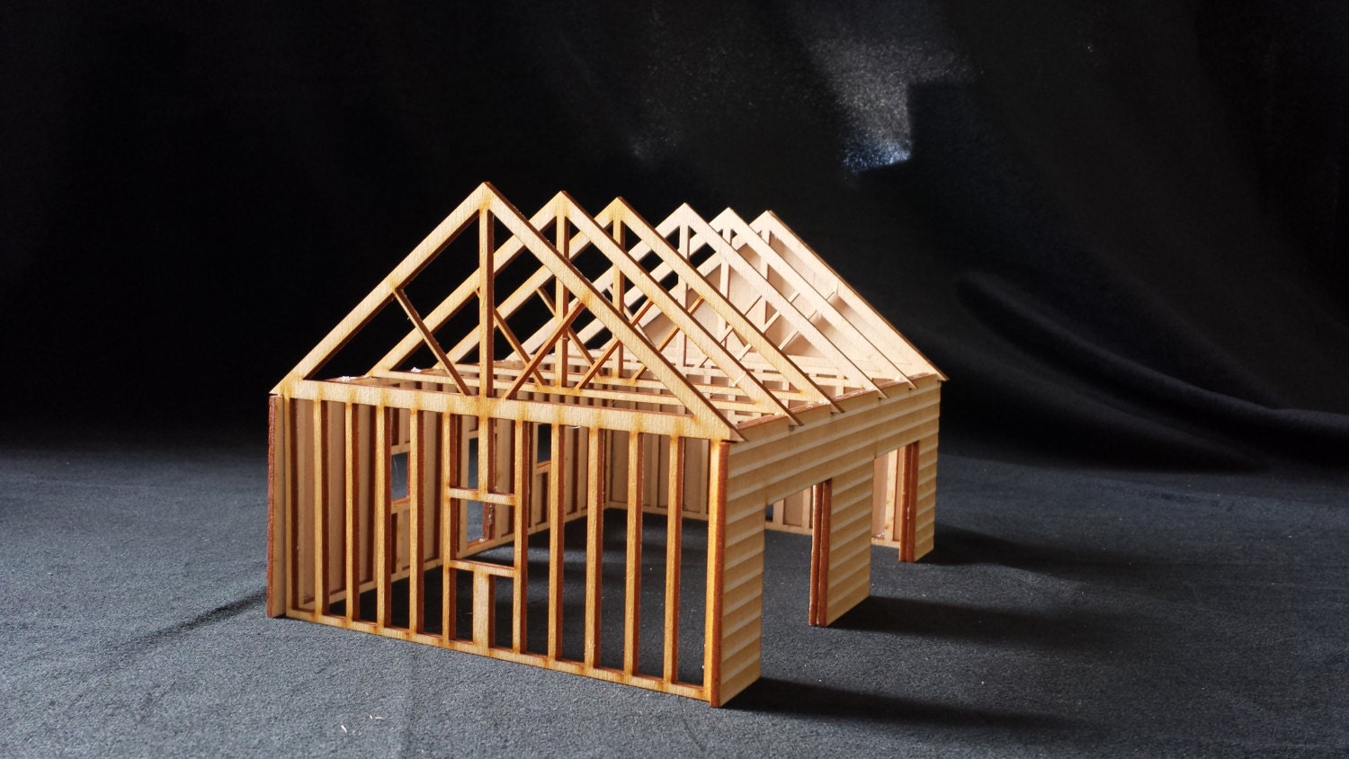 O Scale 2 Car Garage Kit Model Railroad Train Building On30 | Etsy