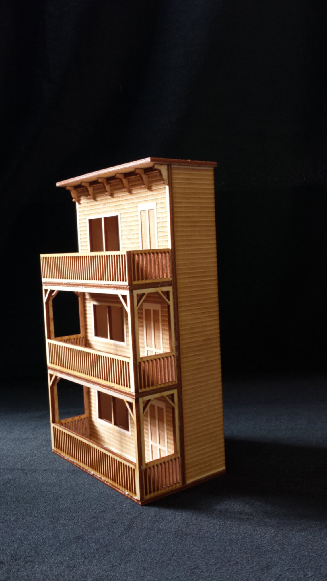 O Scale Apartment House Store Front Kit Model Railroad Train - Etsy