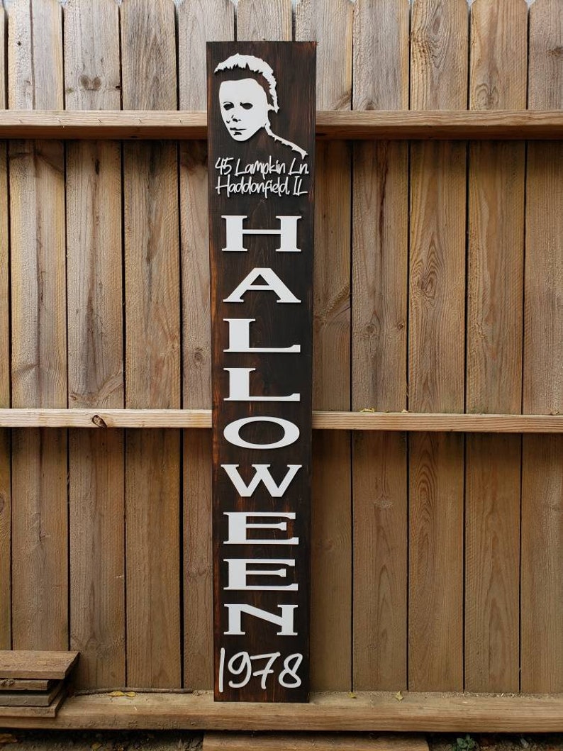 Halloween Porch Sign Haddonfield NJ - Etsy