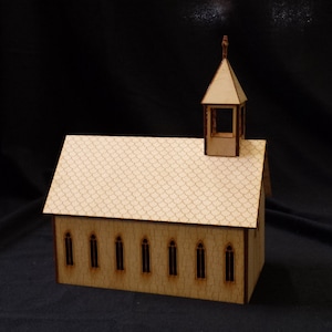 O Scale Church Kit Model Railroad Train Building On30 Scale - Etsy