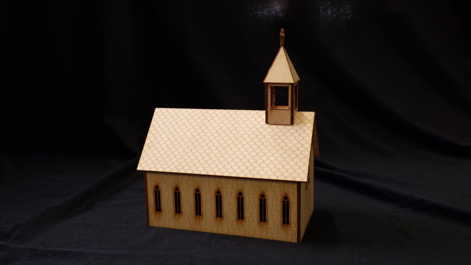 O Scale Church Kit Model Railroad Train Building On30 Scale | Etsy