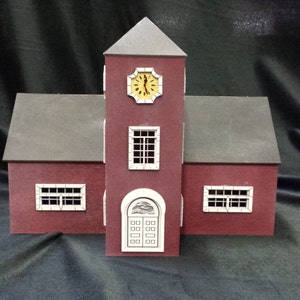 O Scale Court House Kit Model Railroad Train Building On30 Scale - Etsy