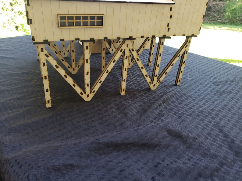 O Scale Mine Factory Warehouse - Model Railroad Train Kit Building - Etsy