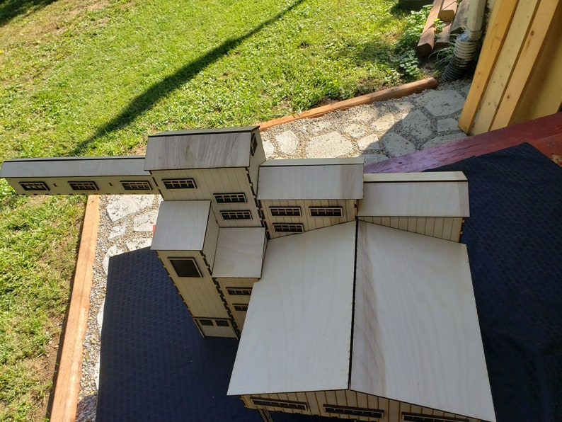 O Scale Mine Factory Warehouse - Model Railroad Train Kit Building - Etsy