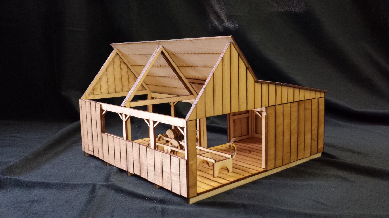 O Scale Sawmill Kit Model Railroad Train Building On30 Scale | Etsy