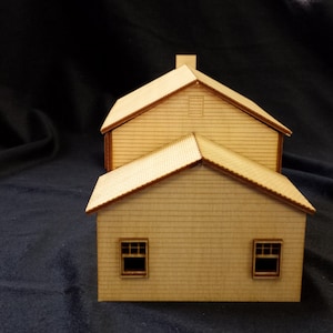 O Scale House Kit Model Railroad Train Building On30 Scale - Etsy
