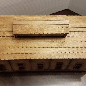 O Scale Single Stall Engine House - Model Railroad Train Kit - Etsy