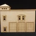 O Scale 3 Bay Fire Engine House Kit Model Railroad Train Building On30 ...