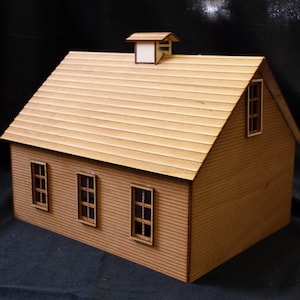 O Scale 2 Bay Engine House Kit Model Railroad Train Building On30 Scale ...