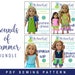 Doll Clothes Pattern PDF Bundle of 4 Sewing Patterns for 18 | Etsy