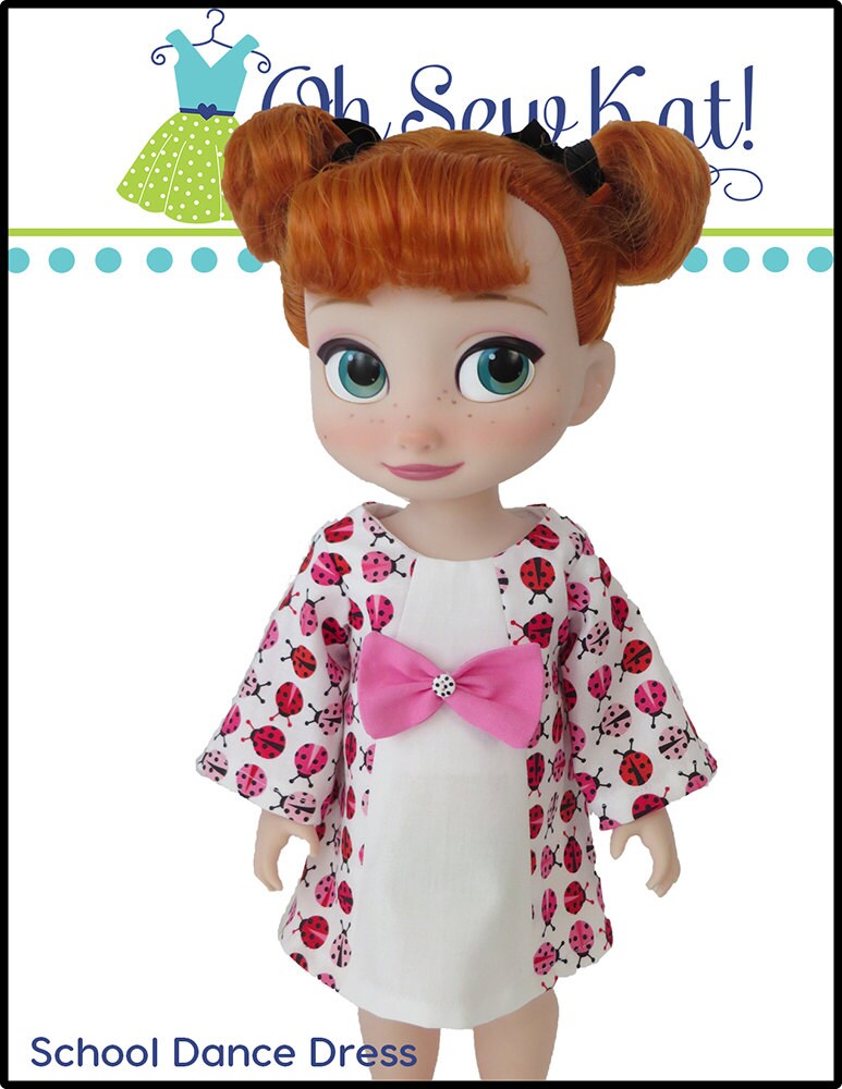 Animators doll clothes doll dress PDF Sewing Pattern for 16 | Etsy