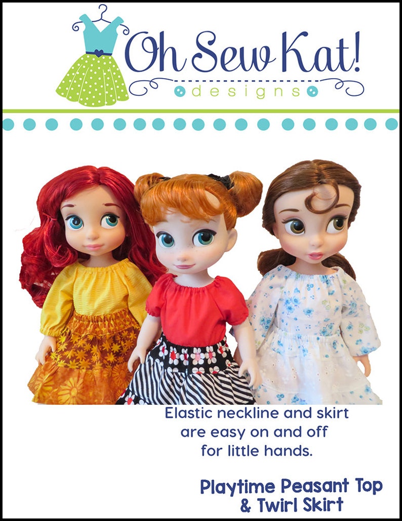 16 Inch Doll Clothes PDF Sewing Pattern Bundle for 16 Inch Animators ...
