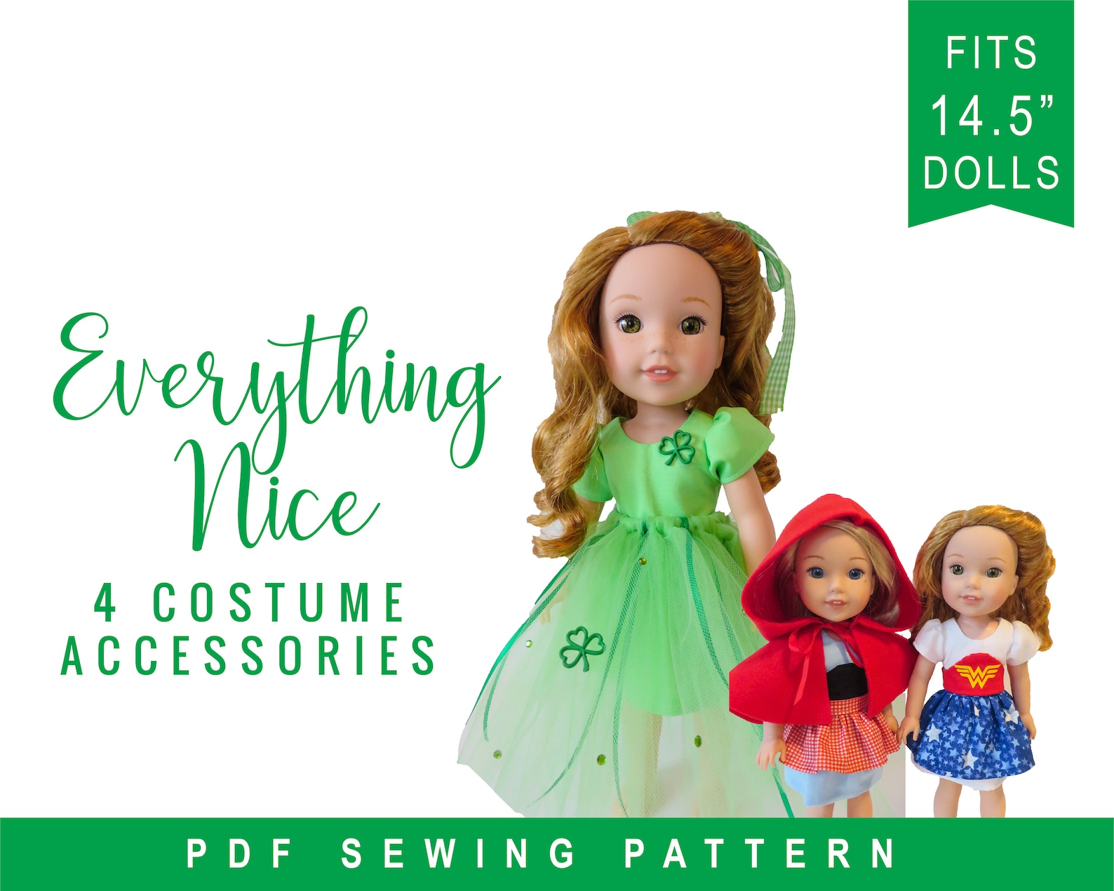 Doll Clothes Sewing Pattern for 14 Inch Dolls Like - Etsy