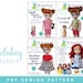 16 Inch Doll Clothes PDF Sewing Pattern Bundle for 16 Inch Animators ...